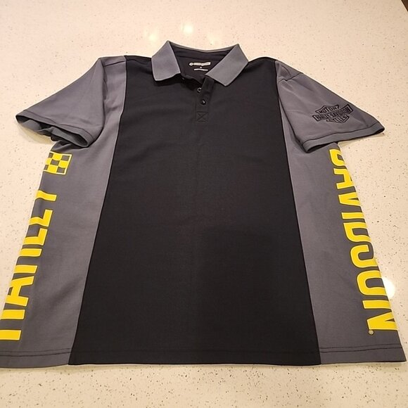 Harley-Davidson | Shirts | Mens Harley Davidson The Bagger Polo Shirt ...